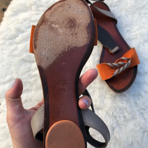 audley | Shoes | Audley Sandals With Velcro Ankle Strap | Poshmark